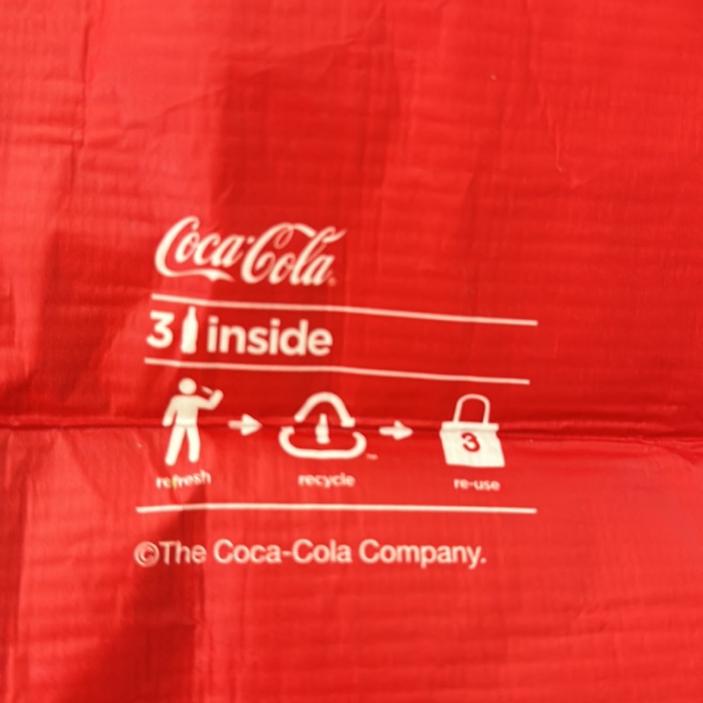 Coca-Cola Coke Collectible Logo Plastic Reusable Tote… - Gem